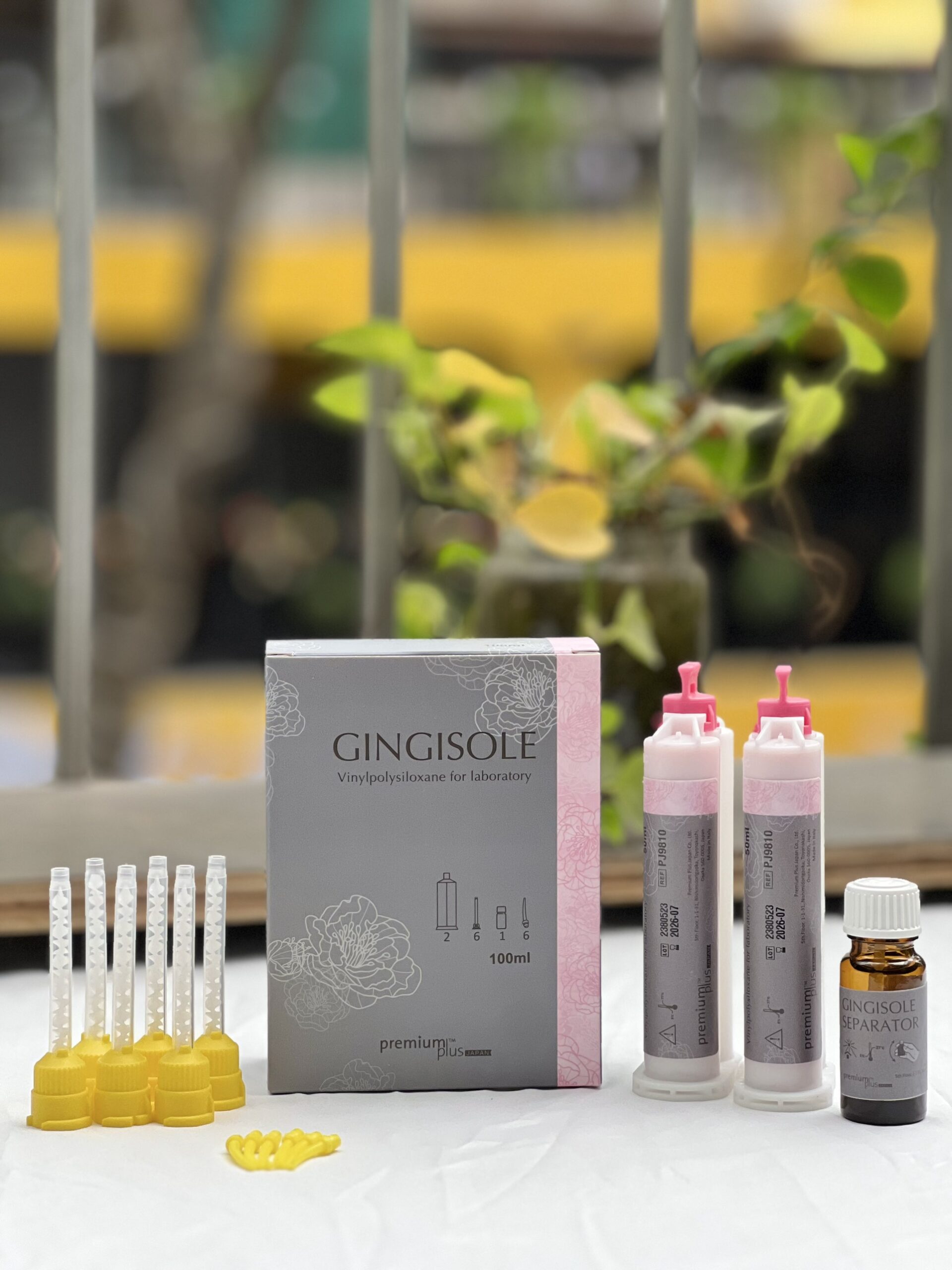 Silicone mềm tạo nướu giả Gingisole Soft 2x50 ml - Bao Chau Dental